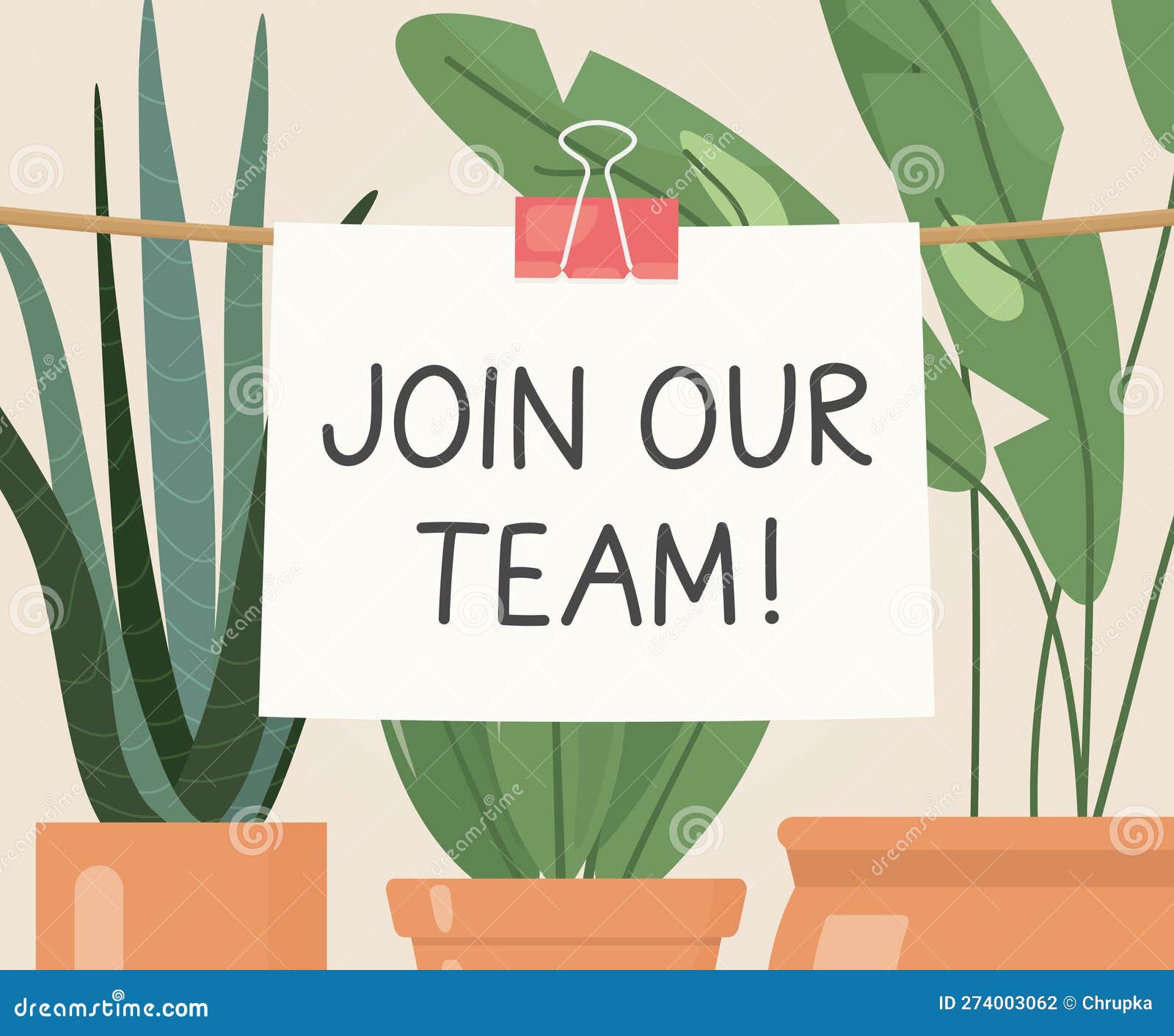 Join Our Team Written on a Paper Attached To the String, Hiring Concept ...