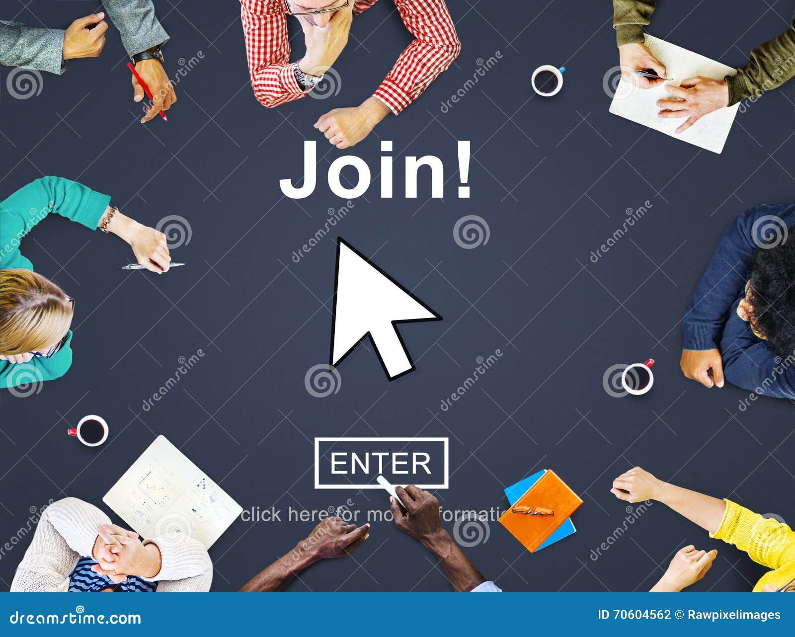 Join Register Enter Arrow Icon Concept Stock Illustration ...