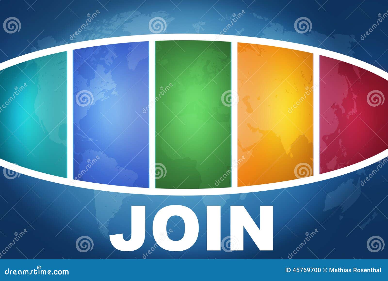 Join stock illustration. Illustration of group, enter - 45769700