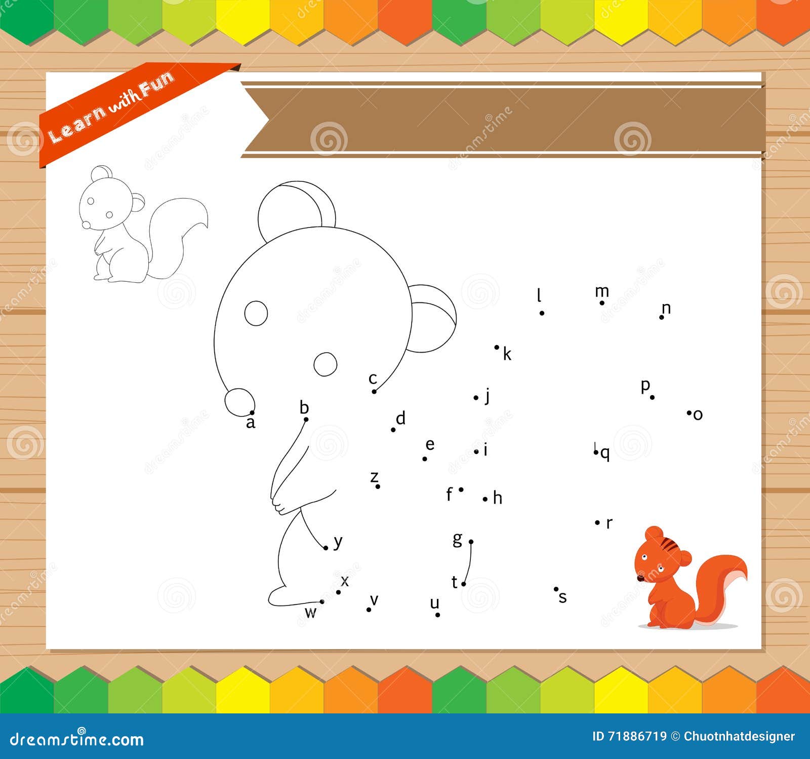 Join To the Dots with a To Z Stock Vector - Illustration of education ...