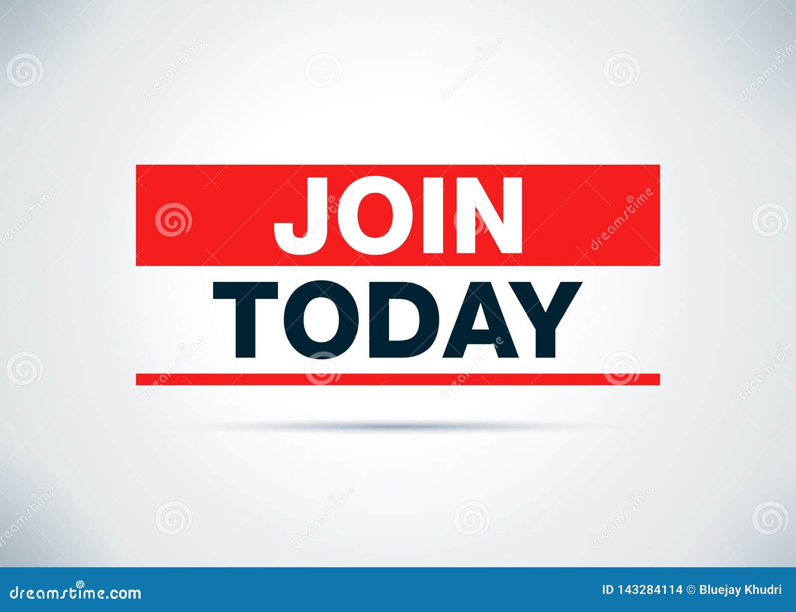 Join Today Abstract Flat Background Design Illustration Stock ...