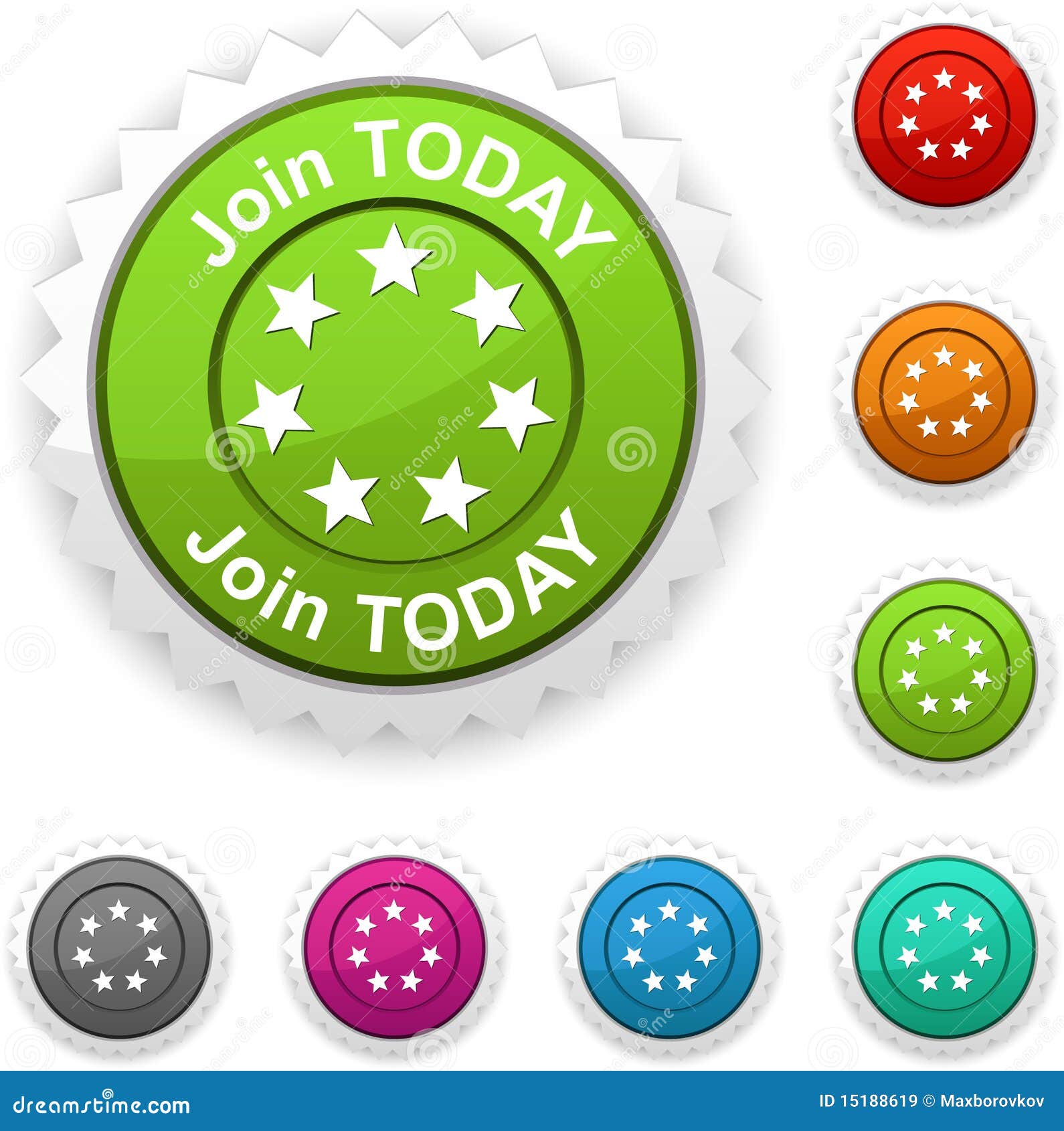 Join today award. stock vector. Illustration of connect - 15188619