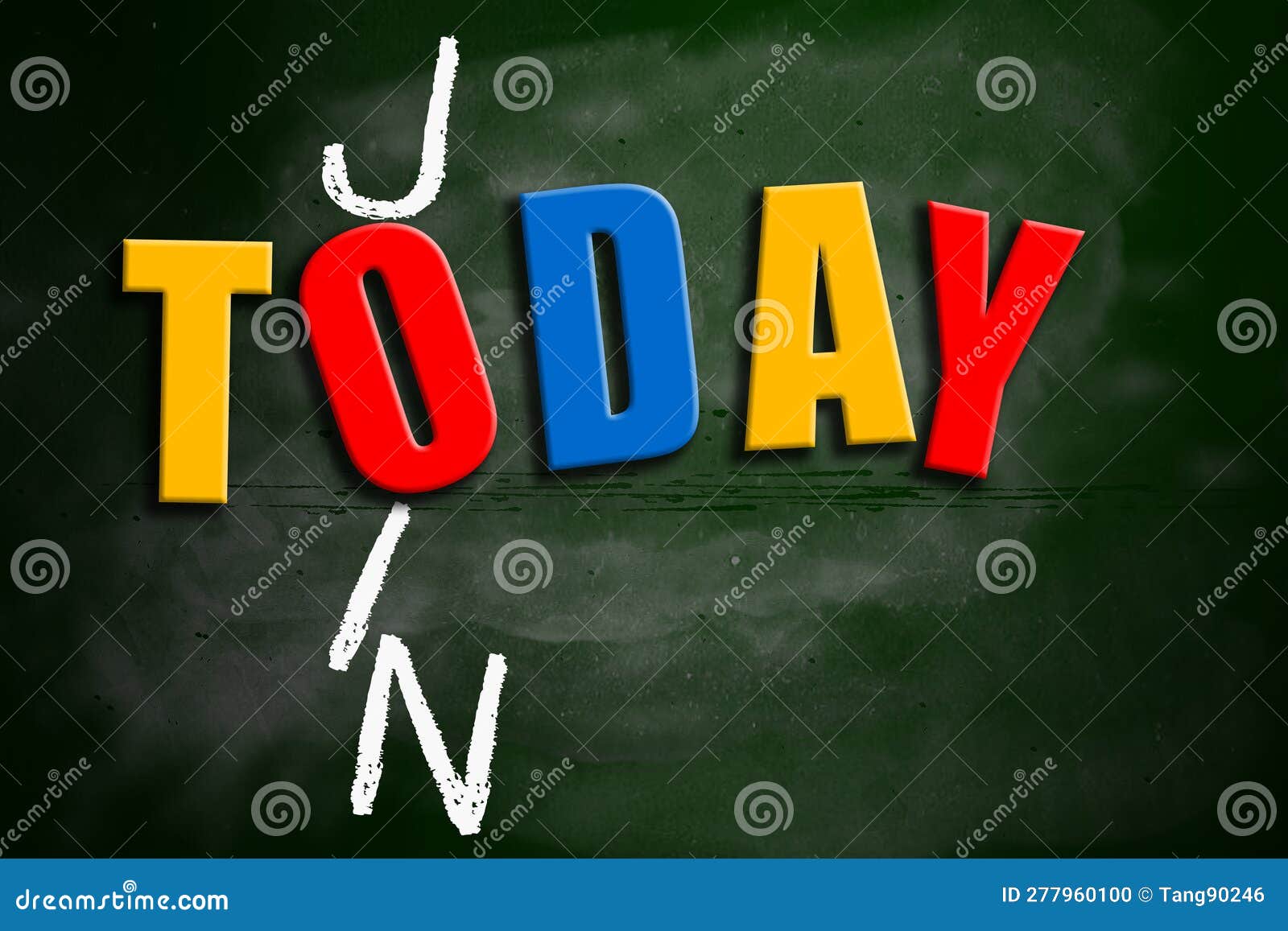 Join Today Conceptual Words on Blackboard Stock Illustration ...