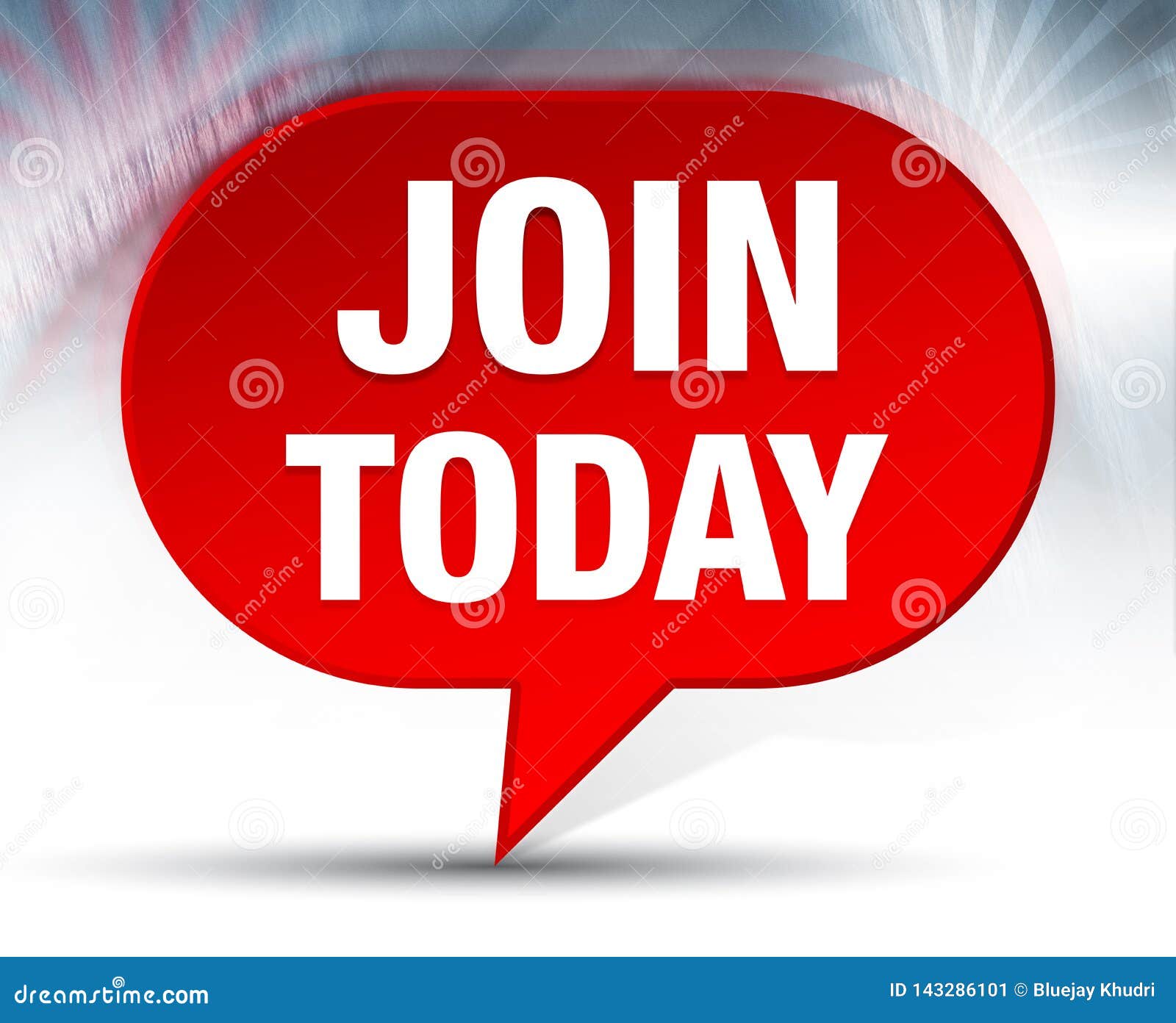 Join Today Red Bubble Background Stock Illustration - Illustration of ...