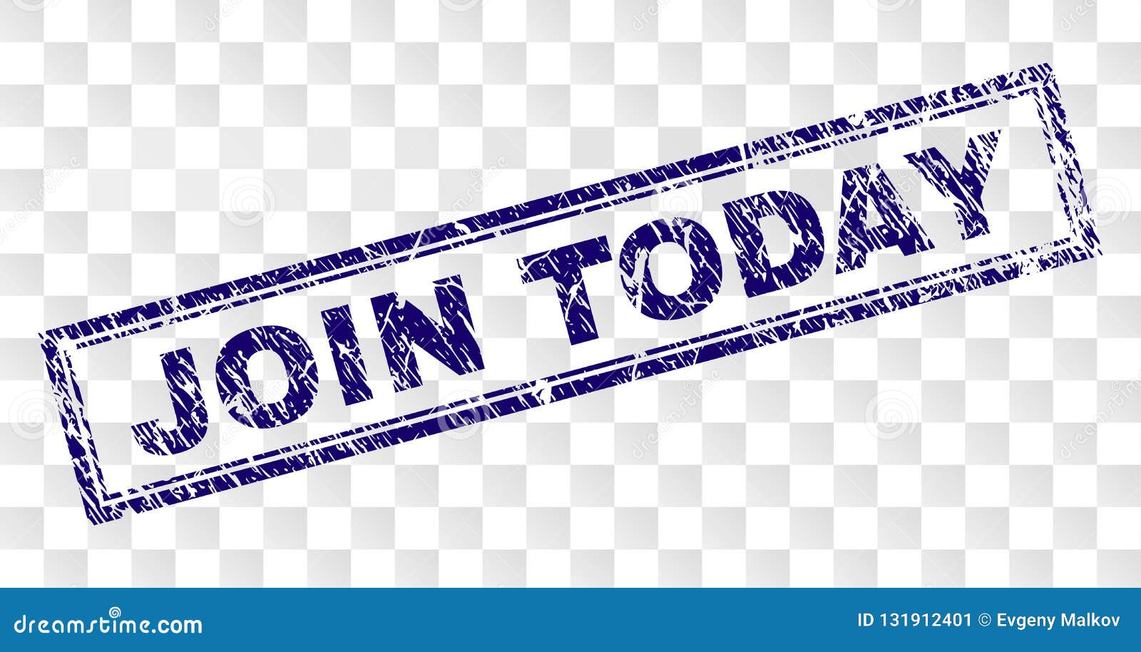 Grunge JOIN TODAY Rectangle Stamp Stock Vector - Illustration of stamp ...