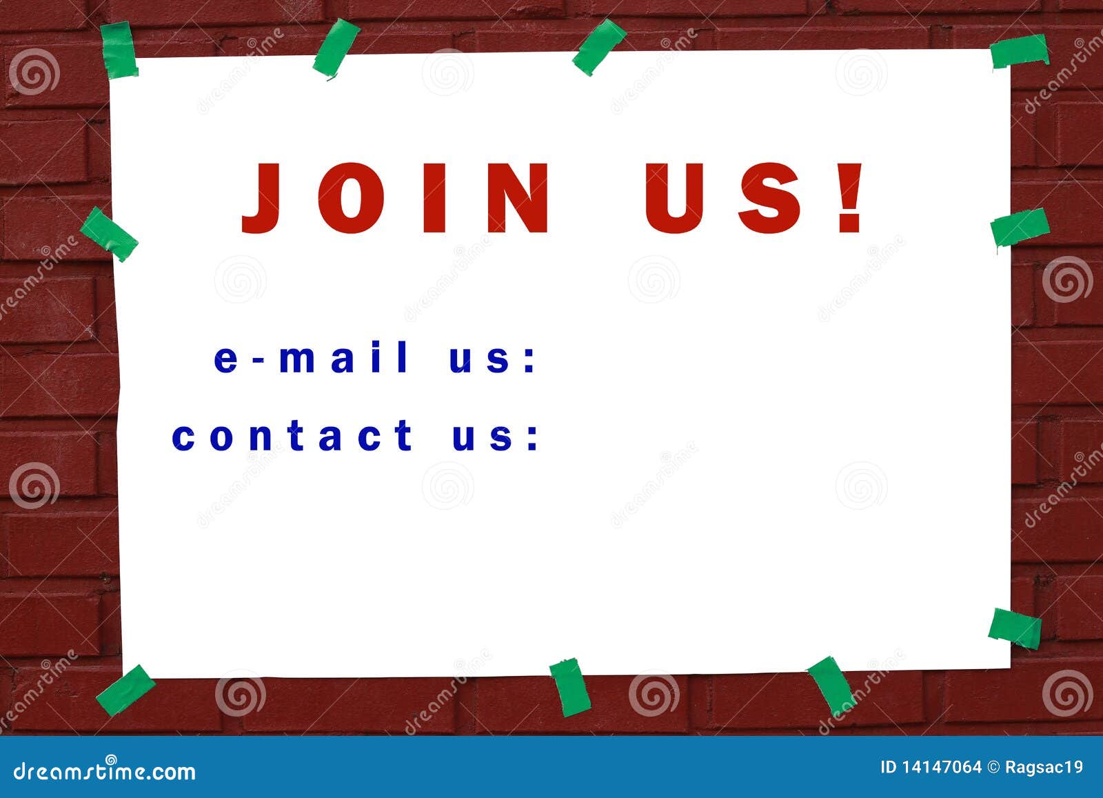 Join us stock photo. Image of announcement, communication - 14147064