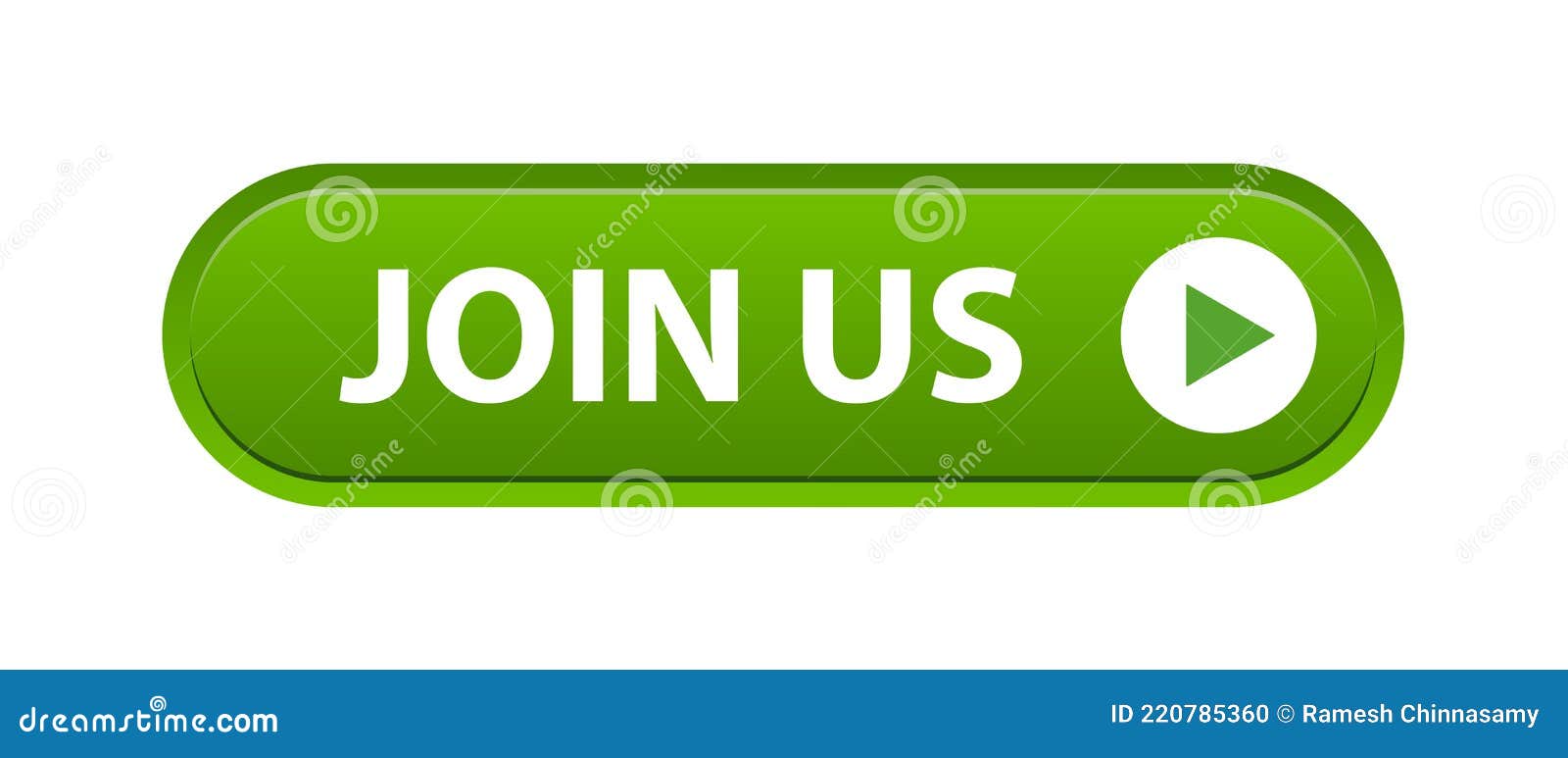 Join us button stock vector. Illustration of glass, arrow - 220785360