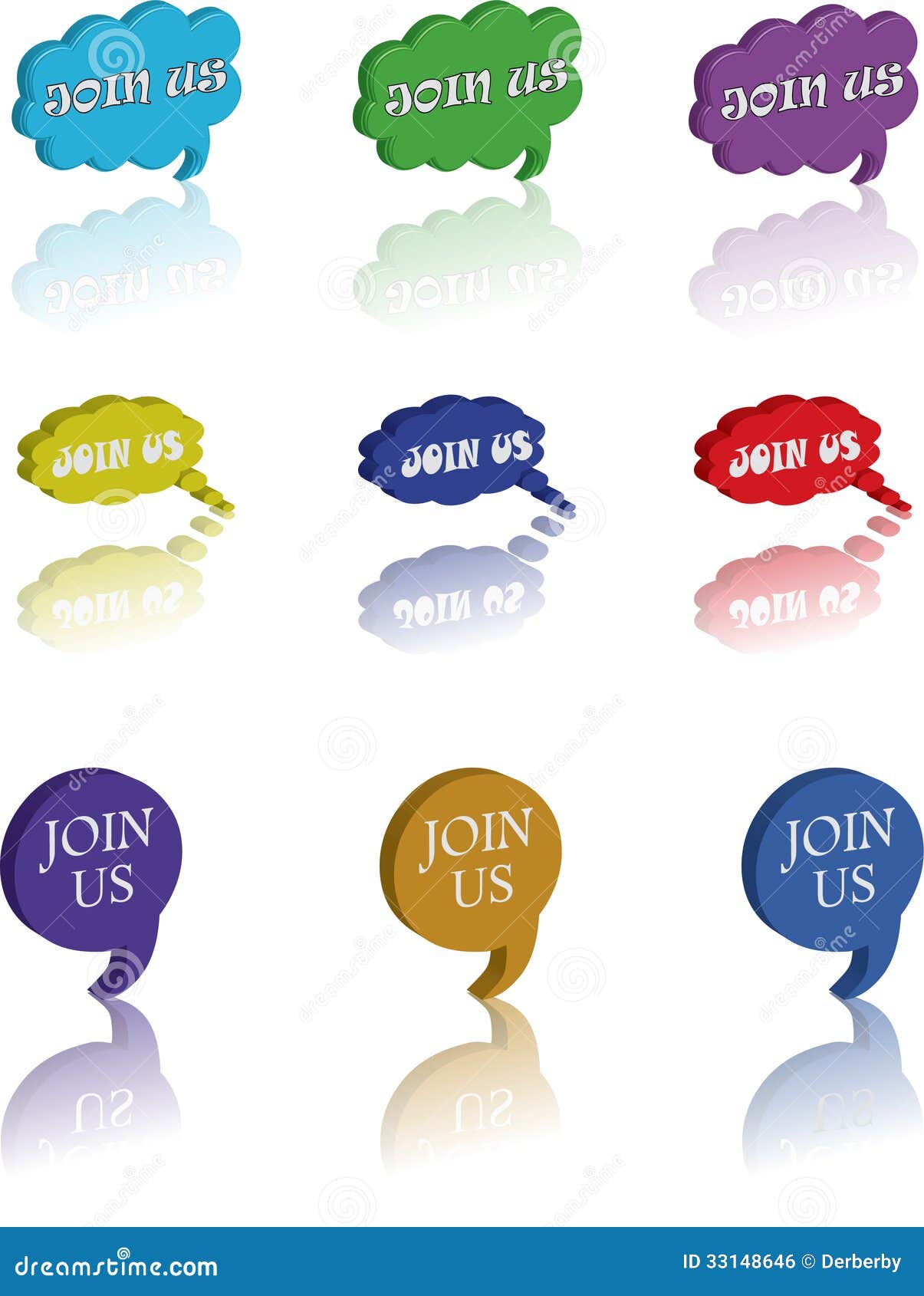 Join us balloons stock vector. Illustration of fresh - 33148646