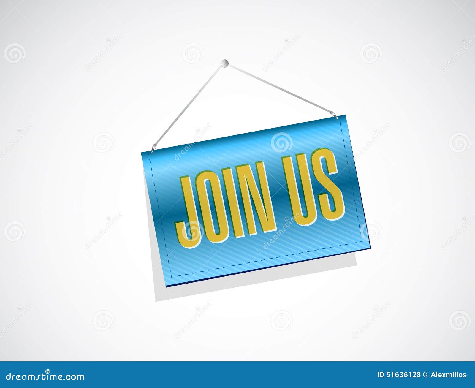 Join Us Word Banner Stock Illustrations – 218 Join Us Word Banner Stock ...