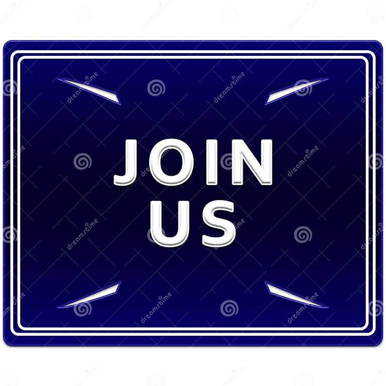 Join us button stock illustration. Illustration of partnership - 92179020