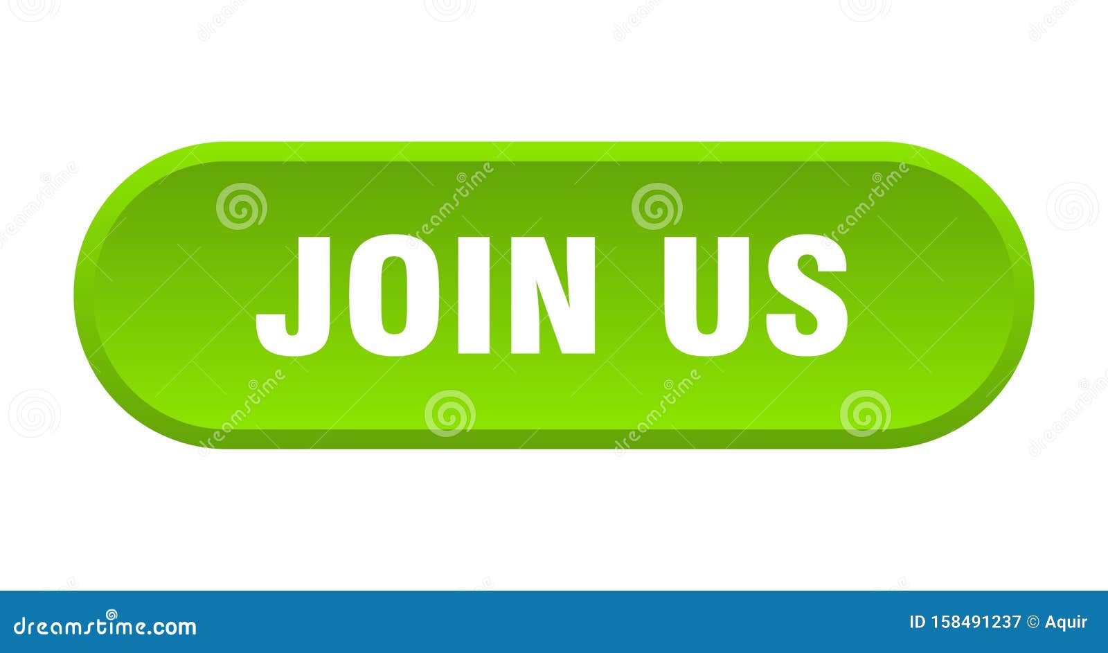 Join us button stock vector. Illustration of sticker - 158491237