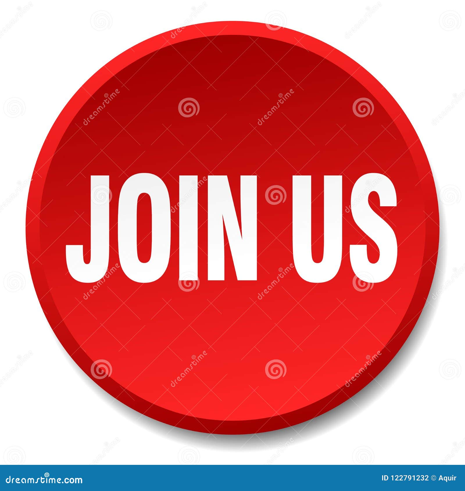 Join us button stock vector. Illustration of threedimensional - 122791232