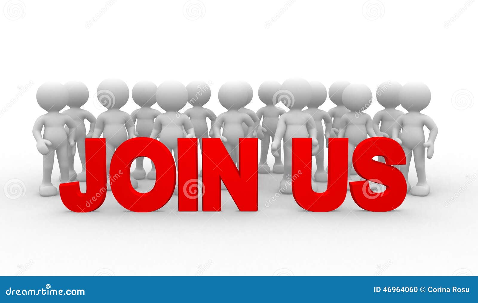 Join Us Stock Illustration - Image: 46964060