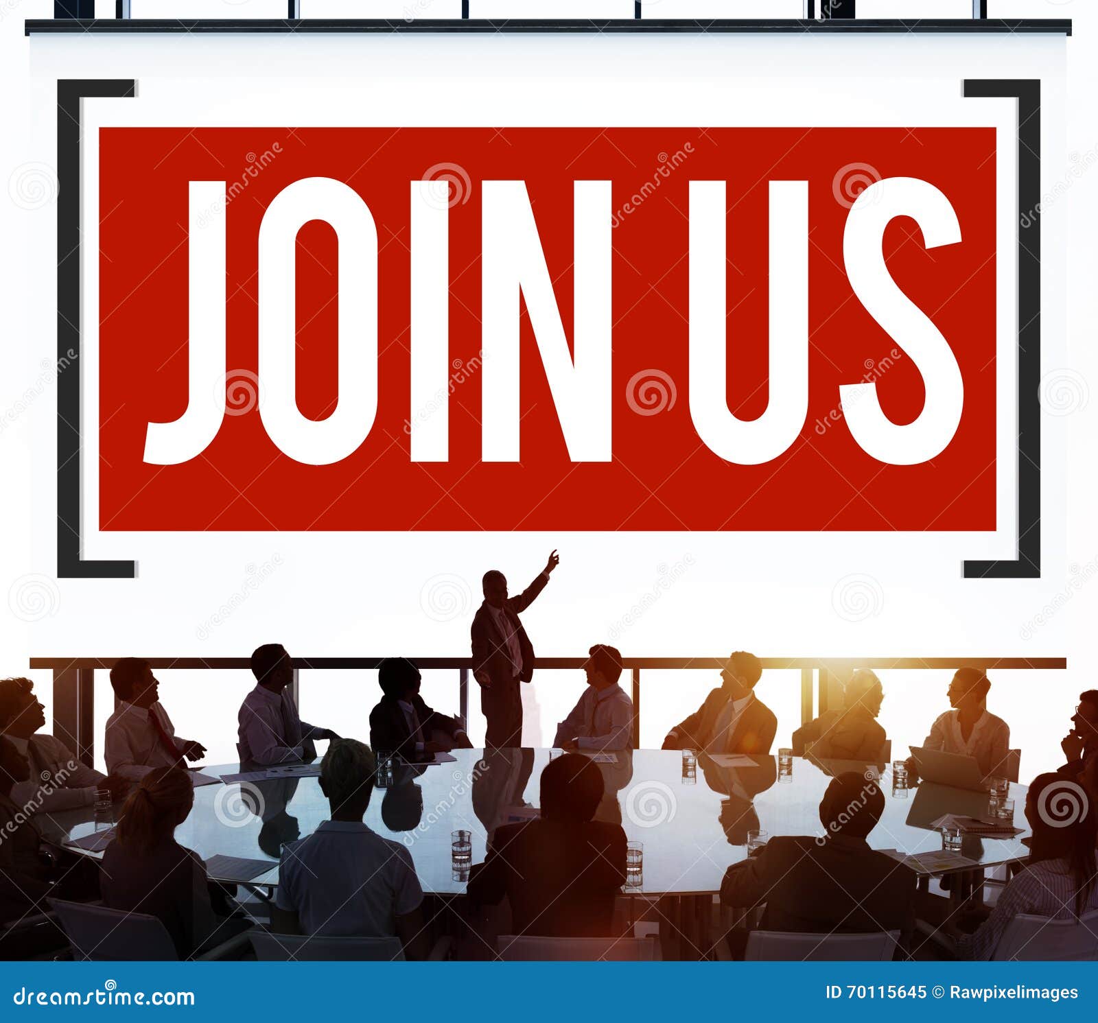 Join Us Invitation Support Business Concept Stock Image - Image of ...