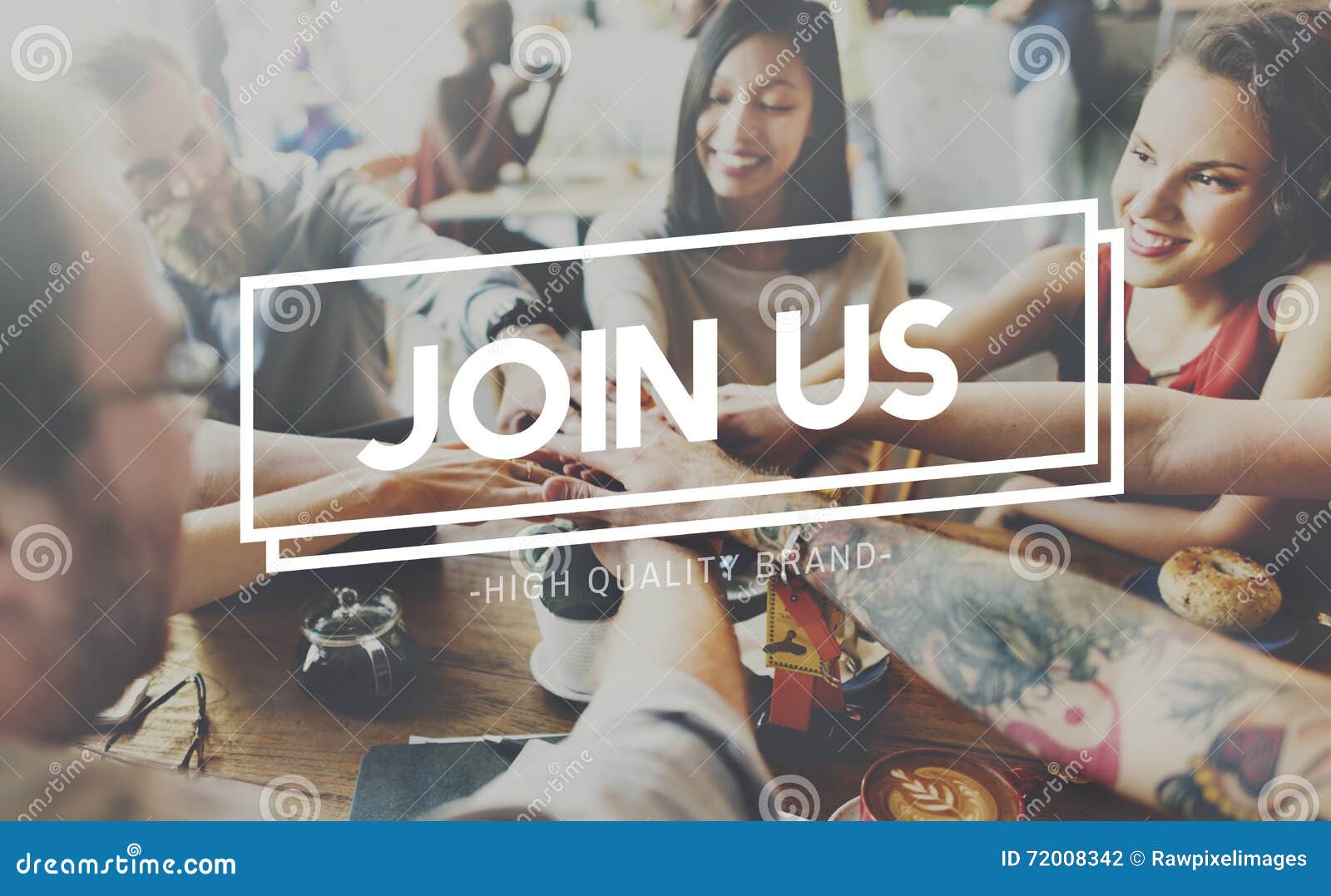Join Us Joining Membership Participate Concept Stock Photo - Image of ...
