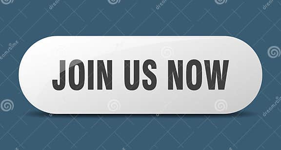 Join Us Now Button. Join Us Now Sign. Key. Push Button Stock Vector ...