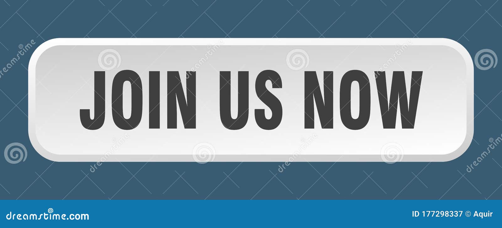 Join Us Now Button. Join Us Now Square 3d Push Button Stock Vector ...