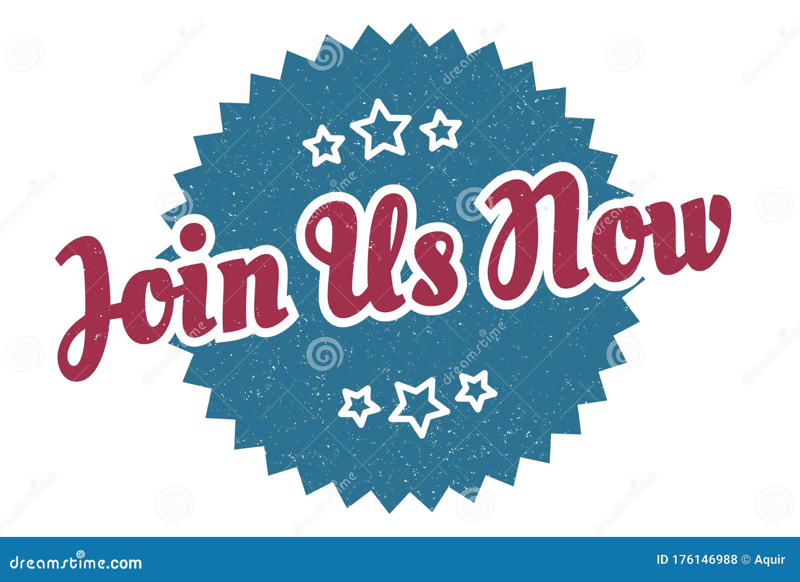 Join Us Now Sign. Join Us Now Vintage Retro Label Stock Vector ...