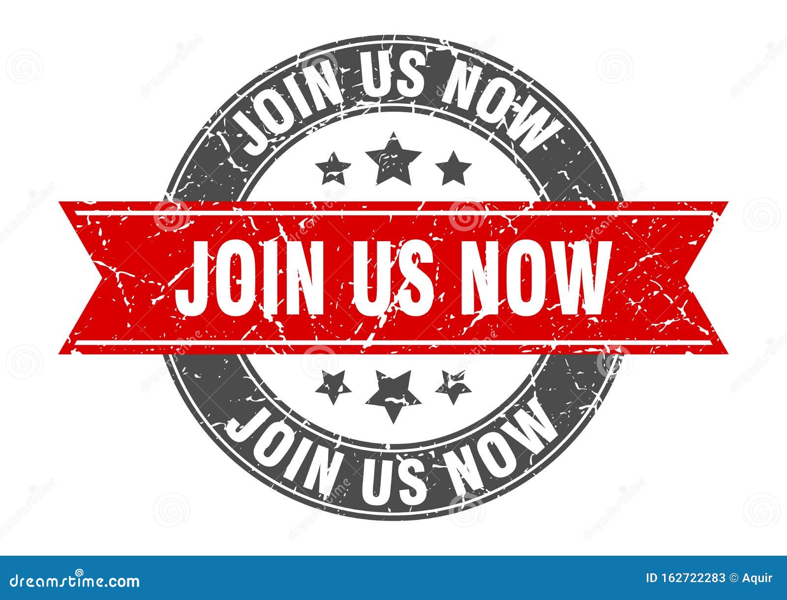 Join us now stamp stock vector. Illustration of white - 162722283