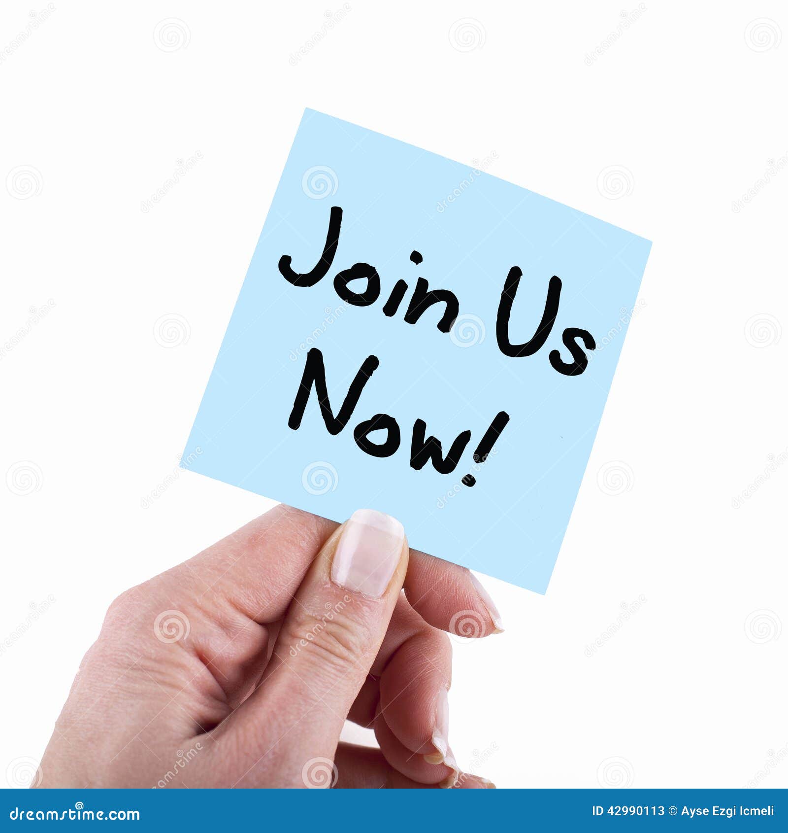 Join us now stock image. Image of connection, note, handwriting - 42990113