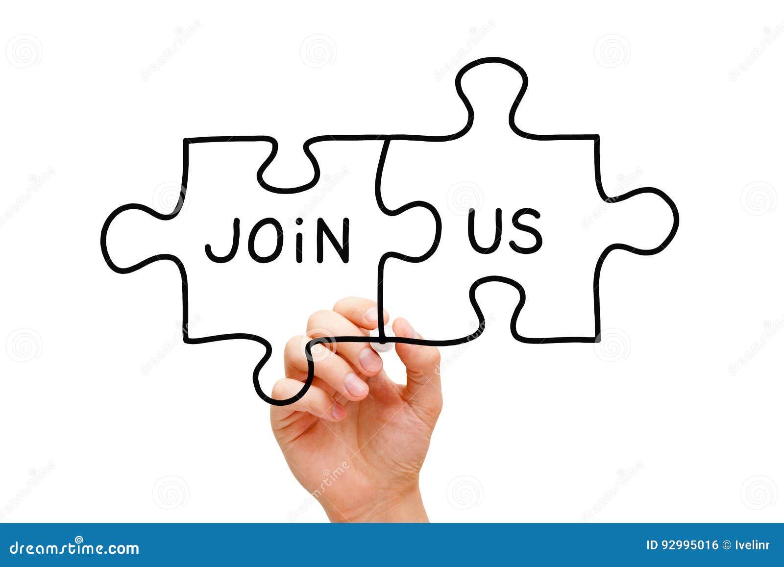 Join Us Puzzle Concept stock photo. Image of follower - 92995016