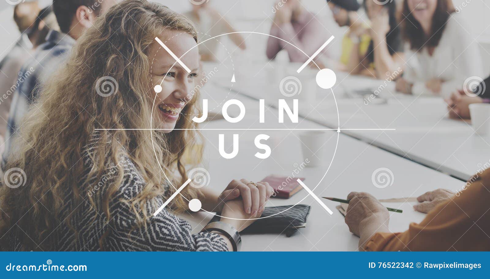 Join Us Register Sign Up Concept Stock Photo - Image of happiness ...