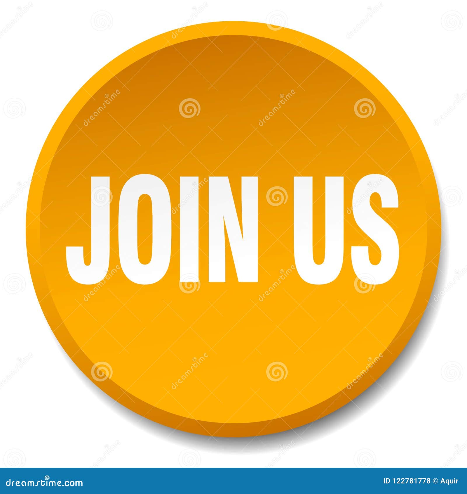 Join us button stock vector. Illustration of shadow - 122781778