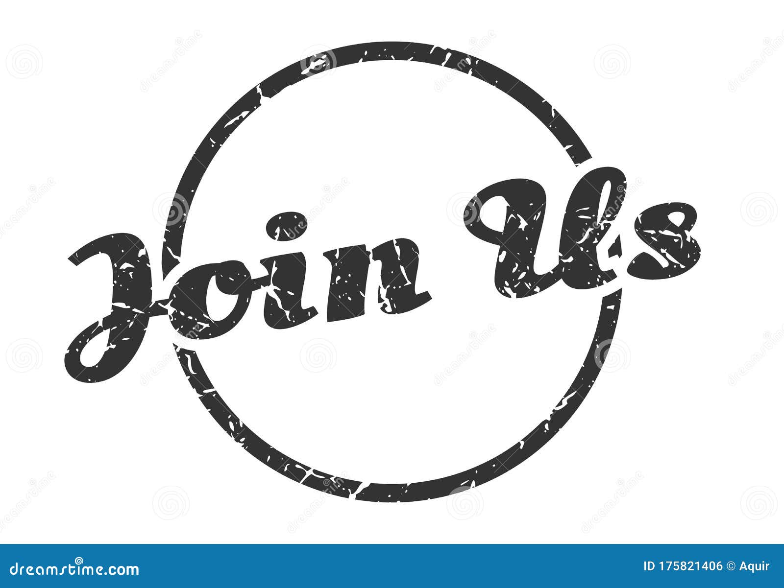 Join Us Sign. Join Us Round Vintage Stamp Stock Vector - Illustration ...