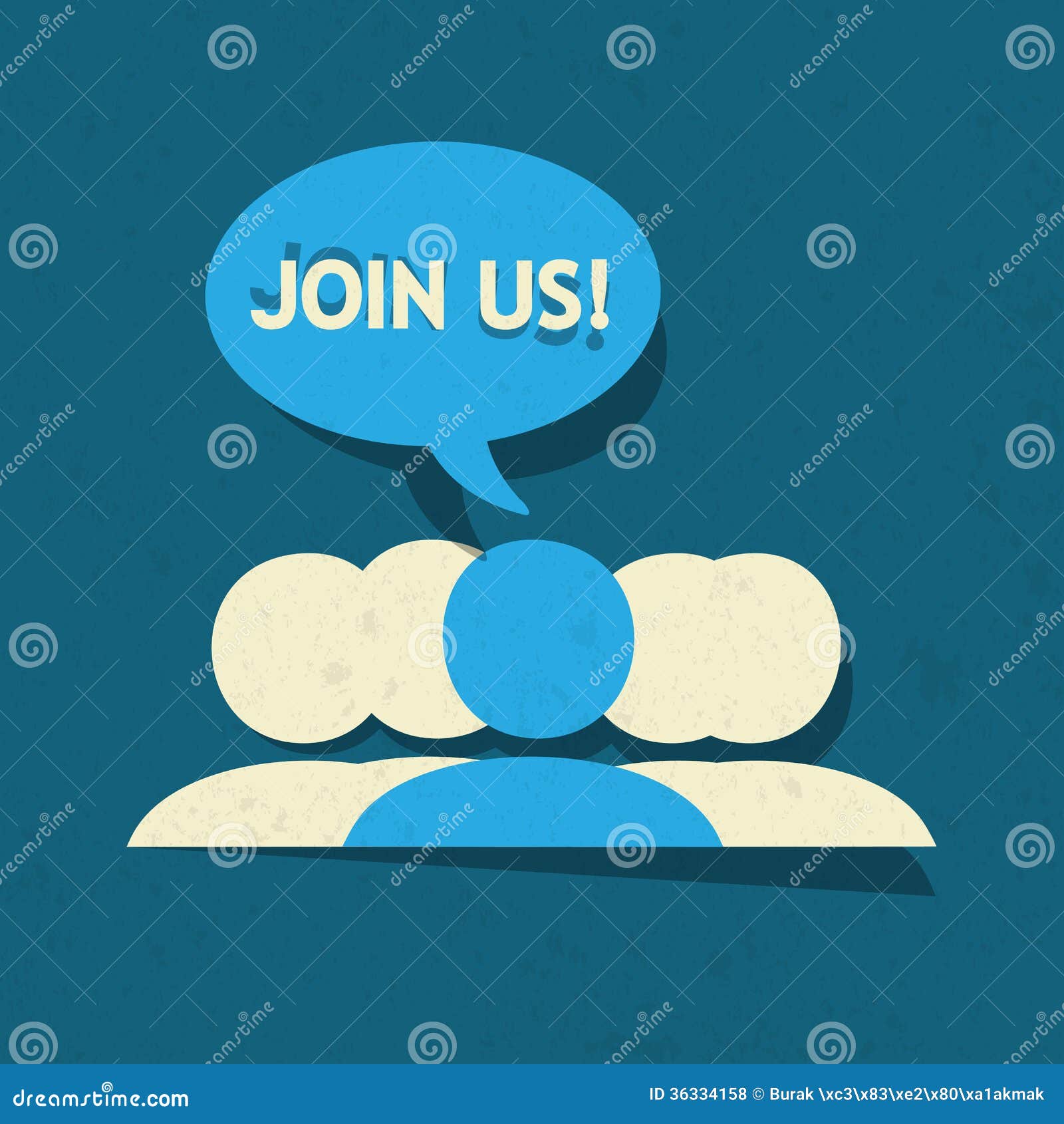 Join Us Social Media Group stock vector. Illustration of together ...
