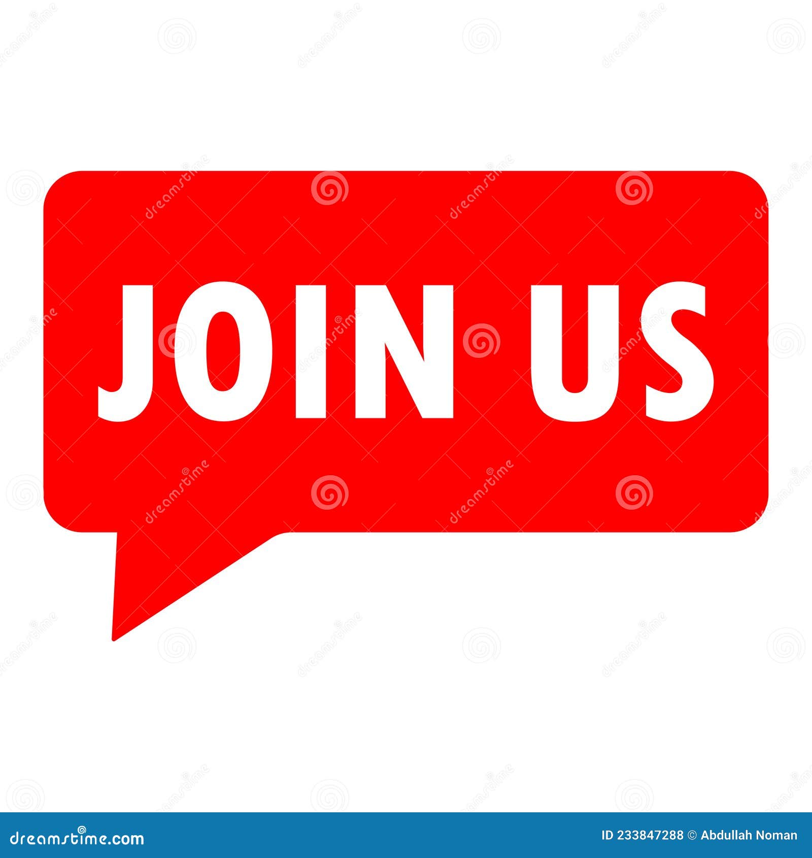 Join us sticker design stock vector. Illustration of sale - 233847288