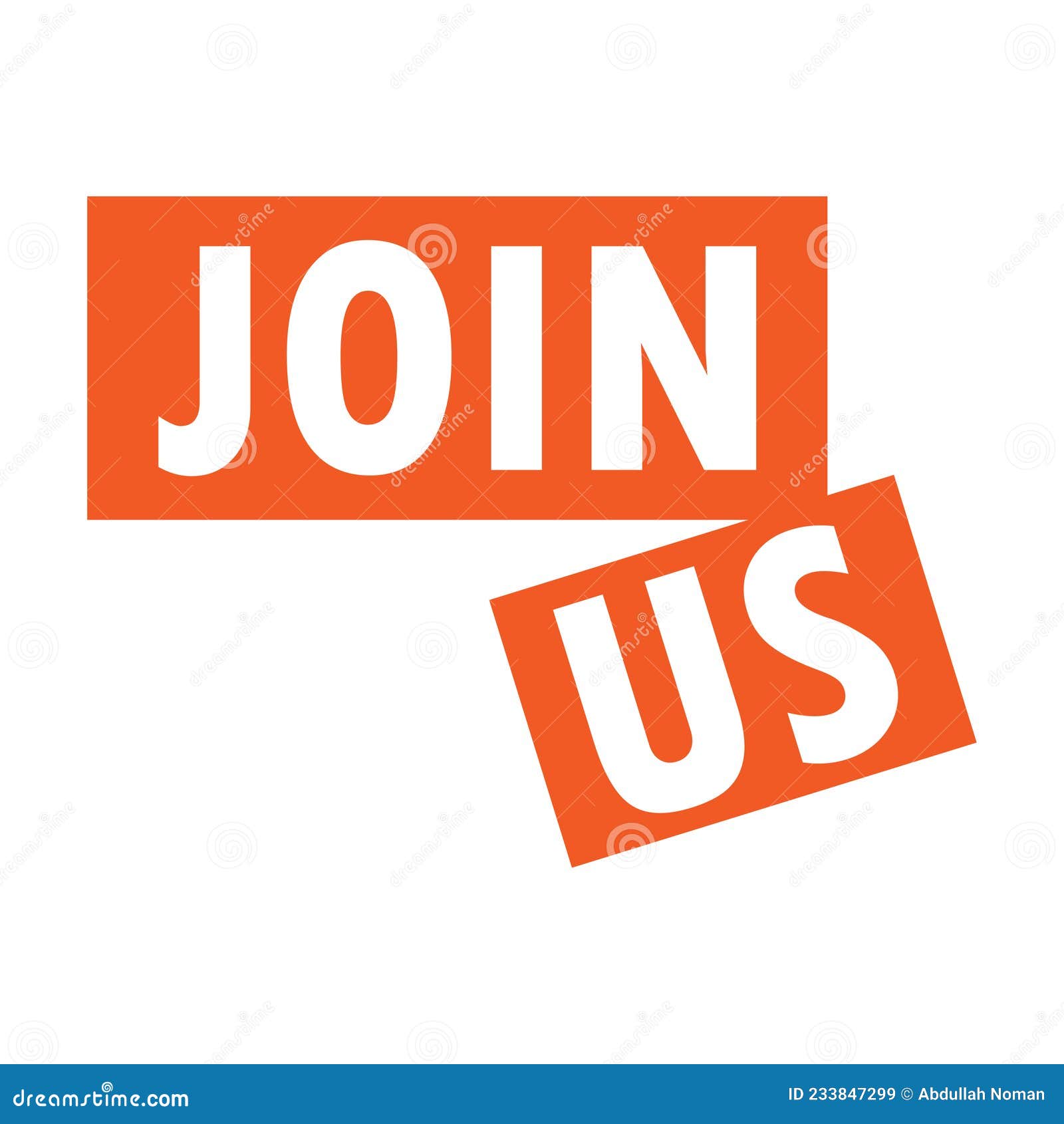 Join us sticker design stock vector. Illustration of company - 233847299