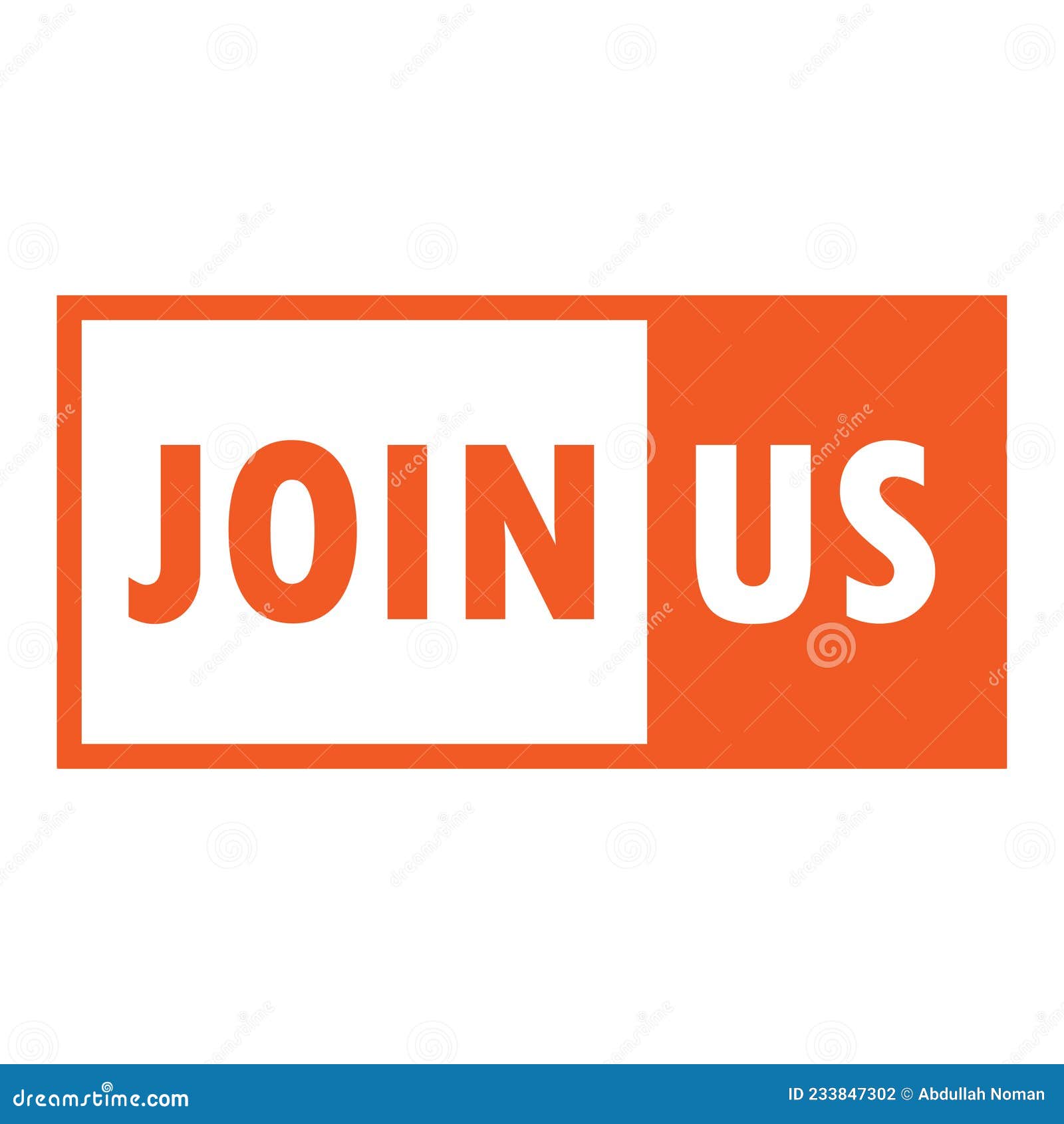 Join us sticker design stock vector. Illustration of modern - 233847302