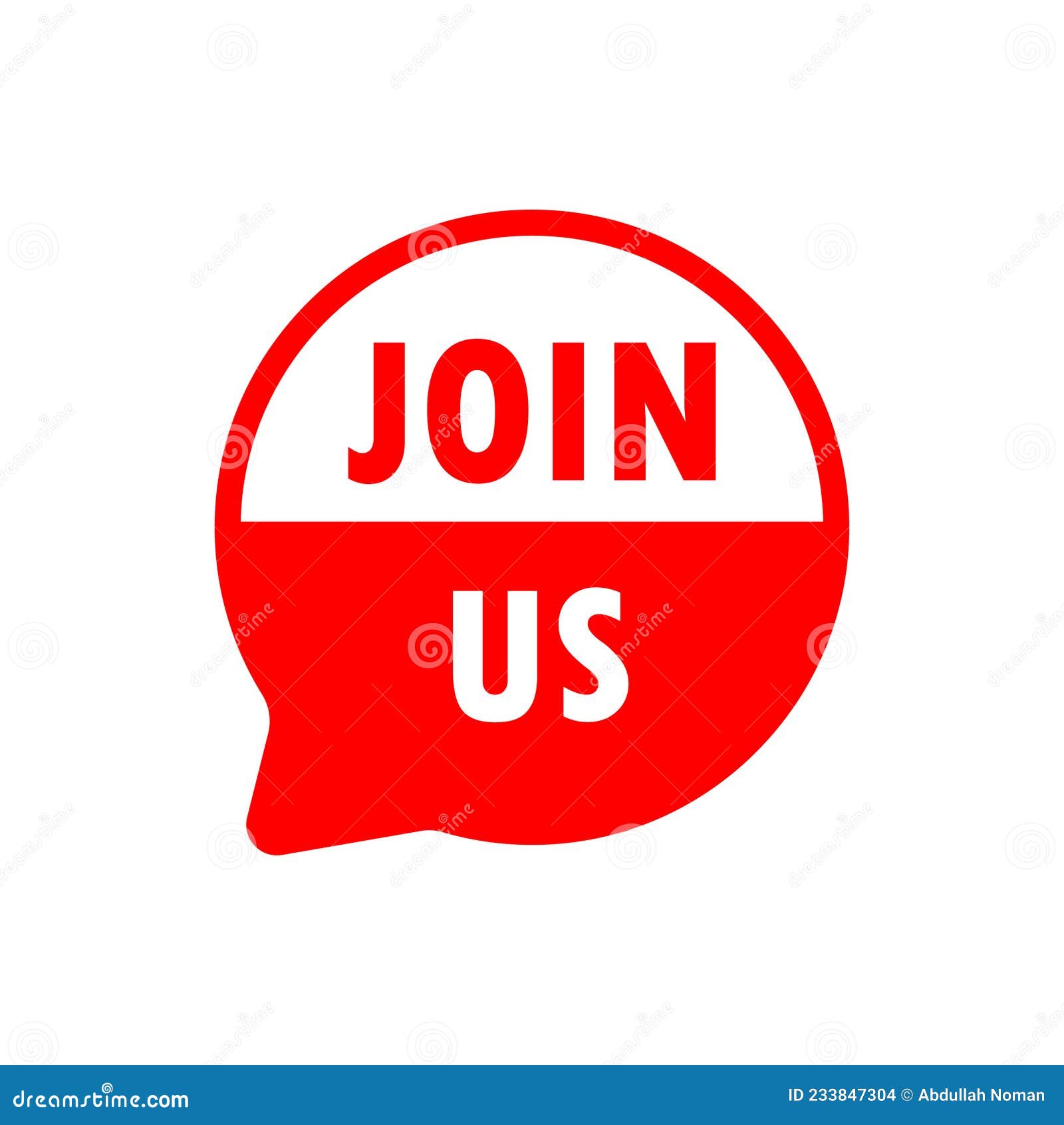Join us sticker design stock vector. Illustration of advertising ...