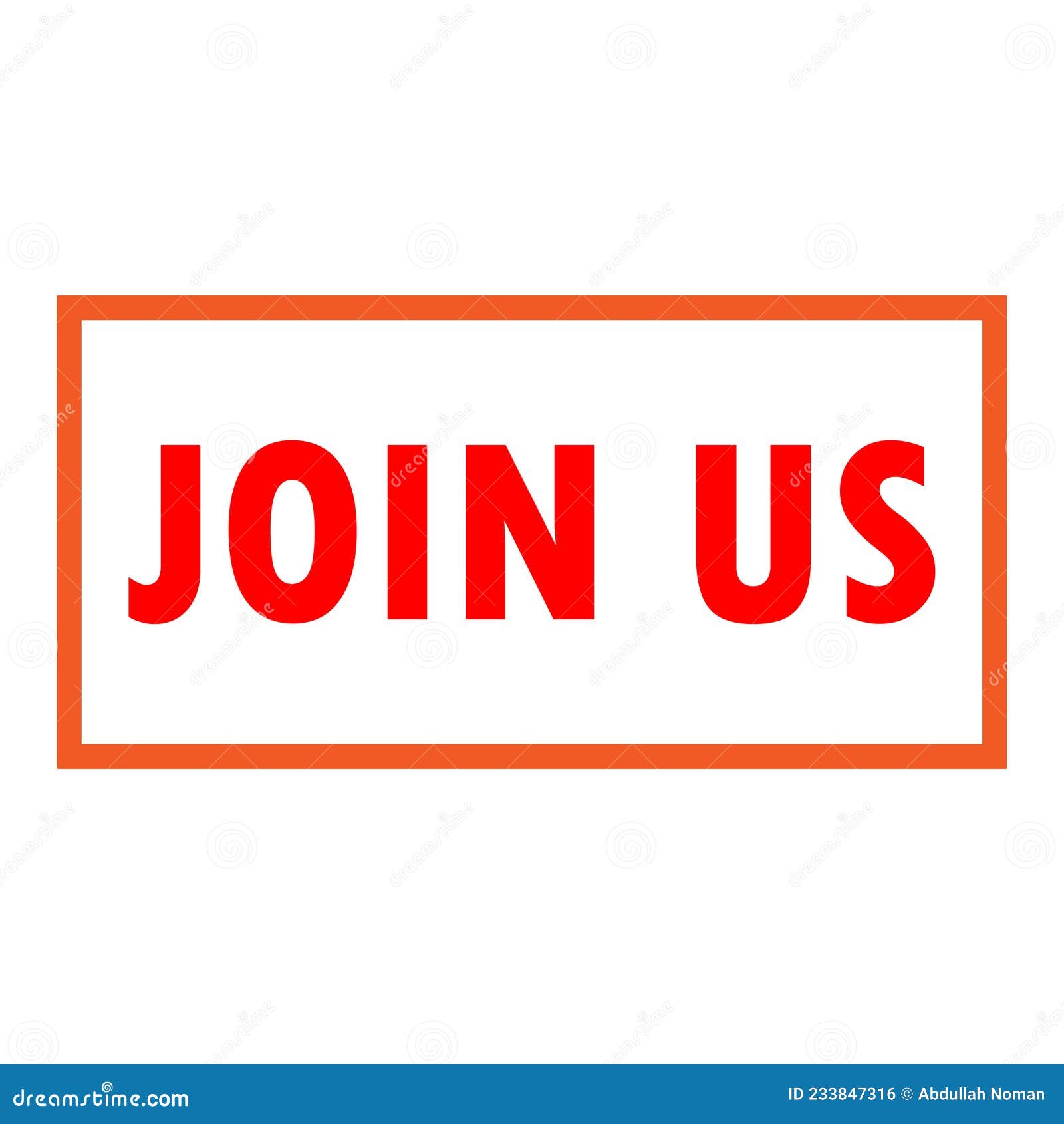 Join us sticker design stock vector. Illustration of icon - 233847316
