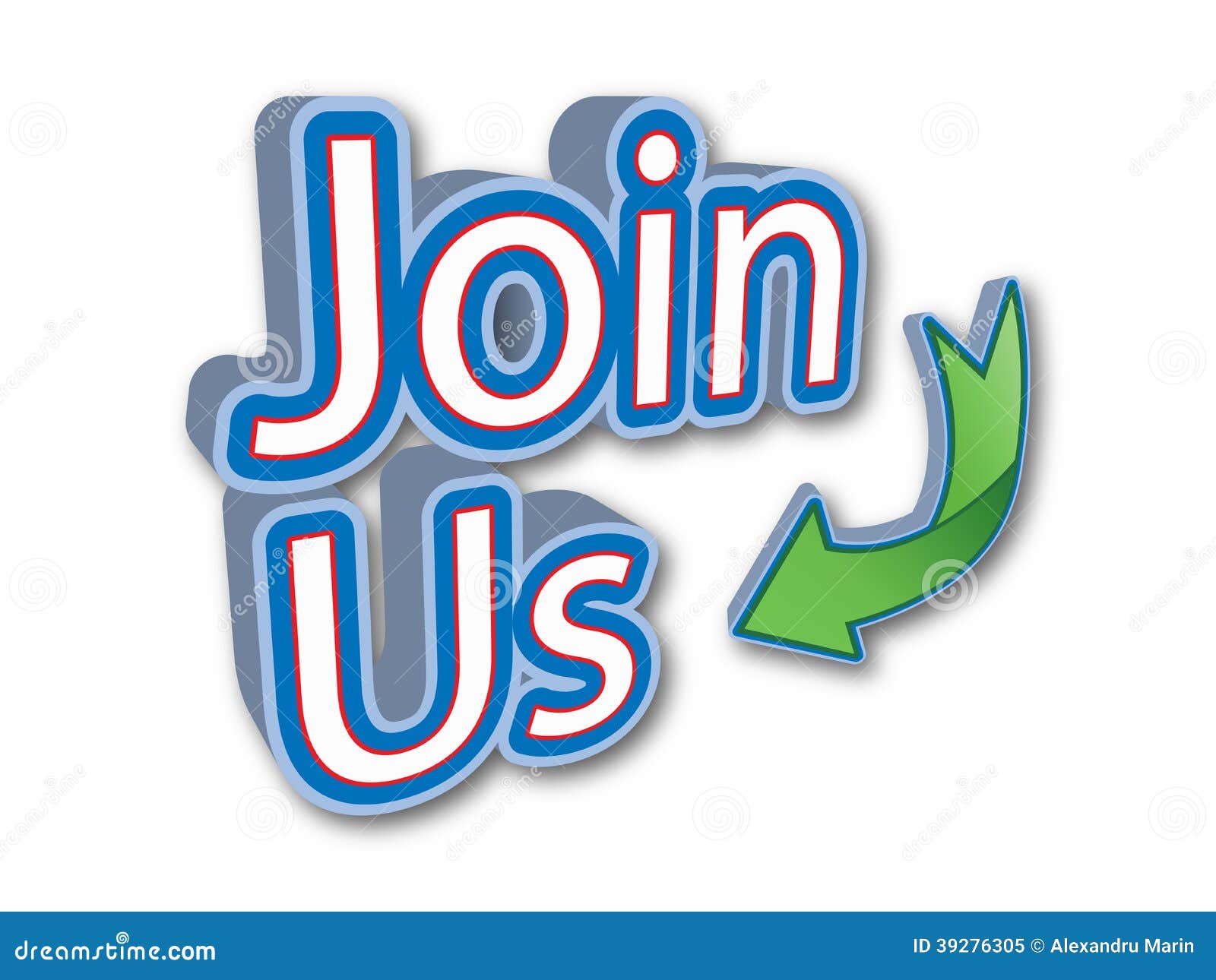 Join us stock illustration. Illustration of personnel - 39276305