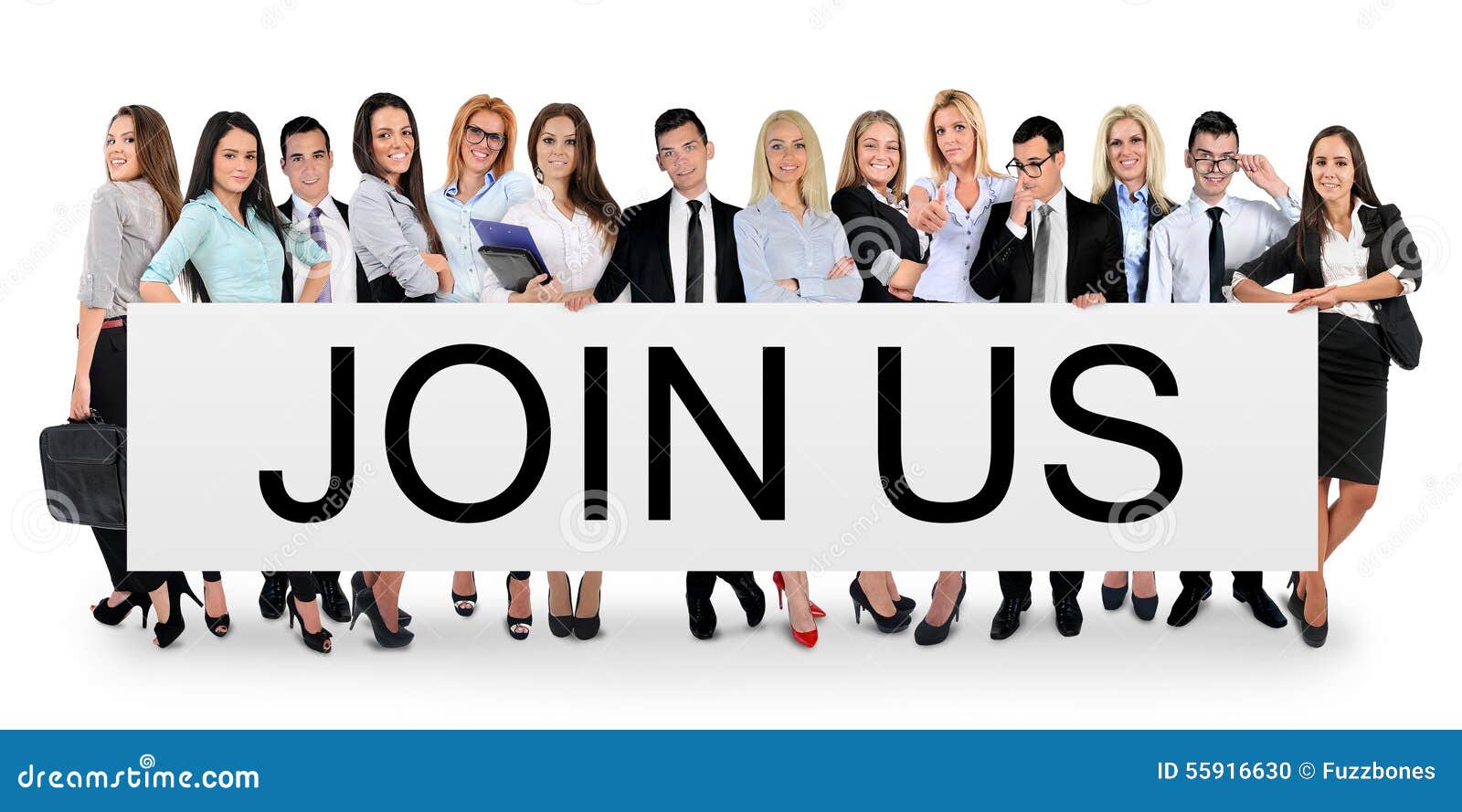 Join us word on banner stock photo. Image of hiring, community - 55916630