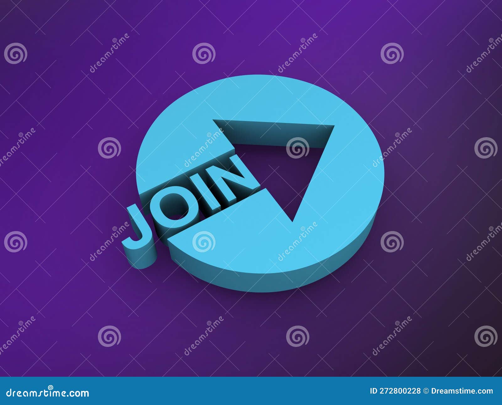 Join word on purple stock illustration. Illustration of pink - 272800228