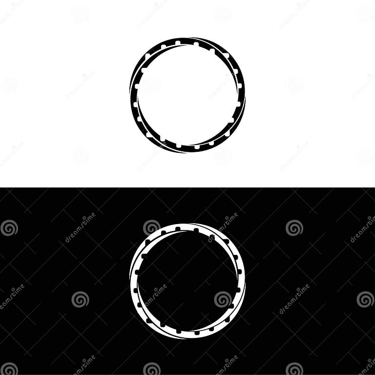 Joined Circle Vector Logo Template Design . Circle Icon Illustration ...