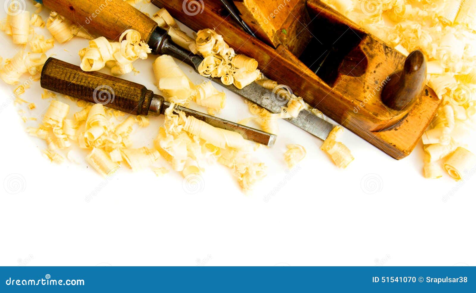 Joiner S Tools ( Plane, Chisel) on a White Stock Photo - Image of build ...