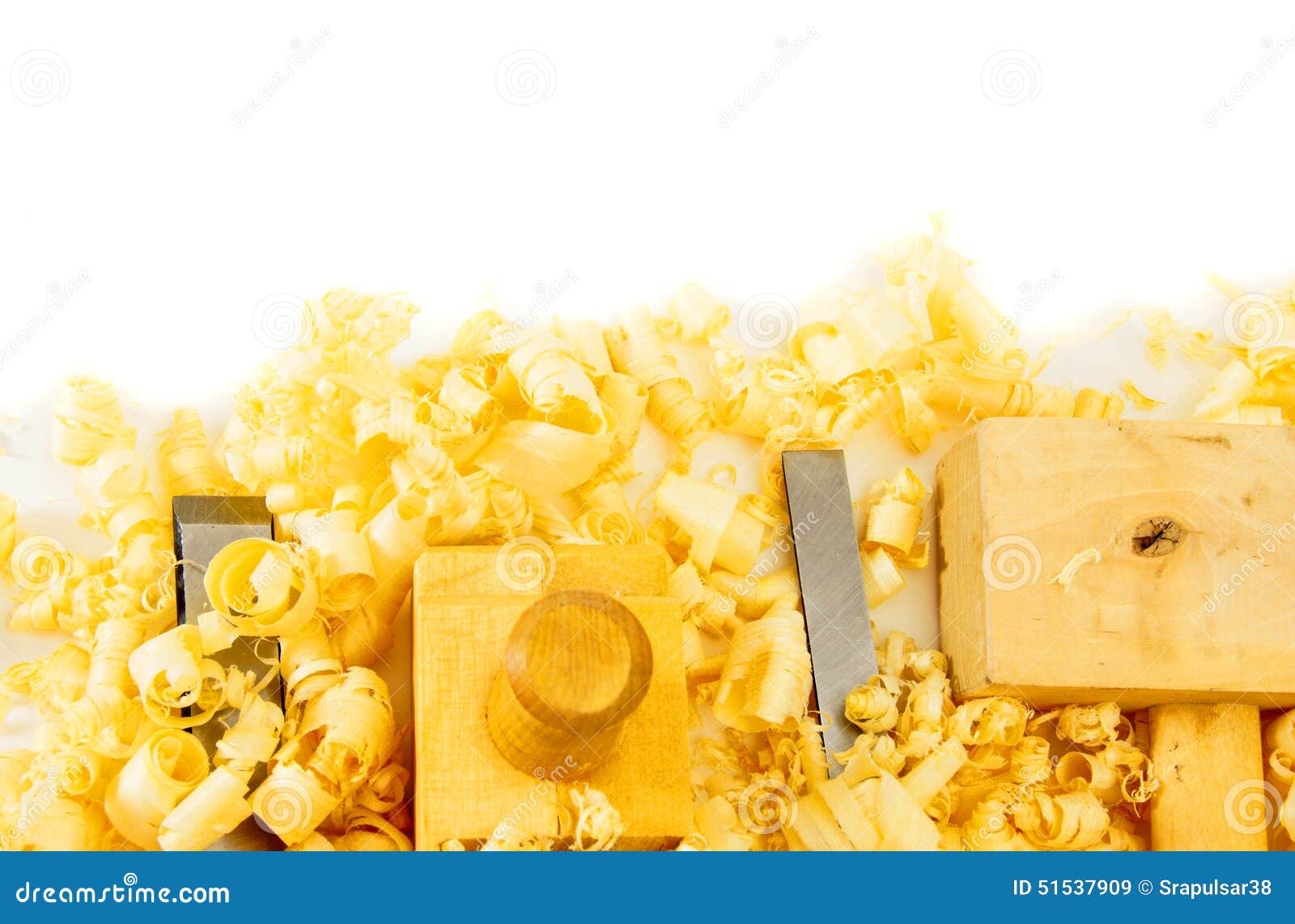 Joiner S Tools (plane, Mallet, Chisel) on a White Stock Image - Image ...