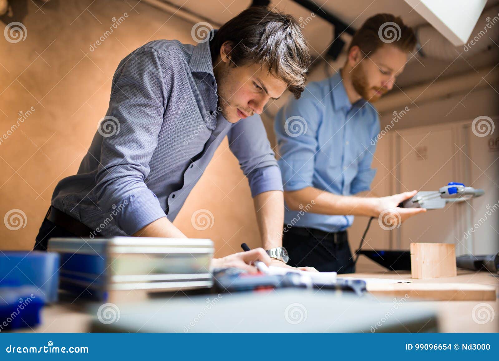 Joiners Working in Workshop Stock Photo - Image of manufacture ...
