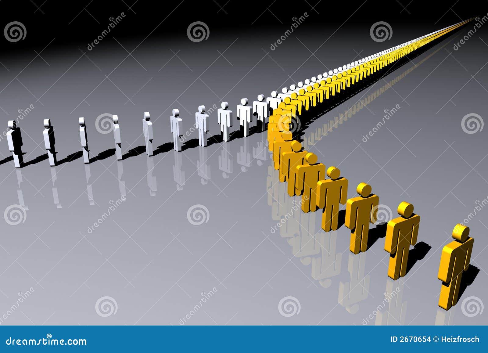 Joining Teams. Leader Selection. Best Candidates Royalty-Free Cartoon ...