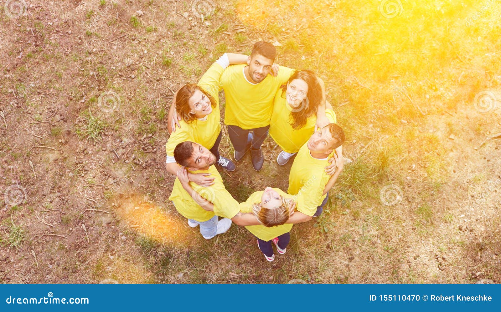 Joint hug in the team stock photo. Image of group, workshop - 155110470