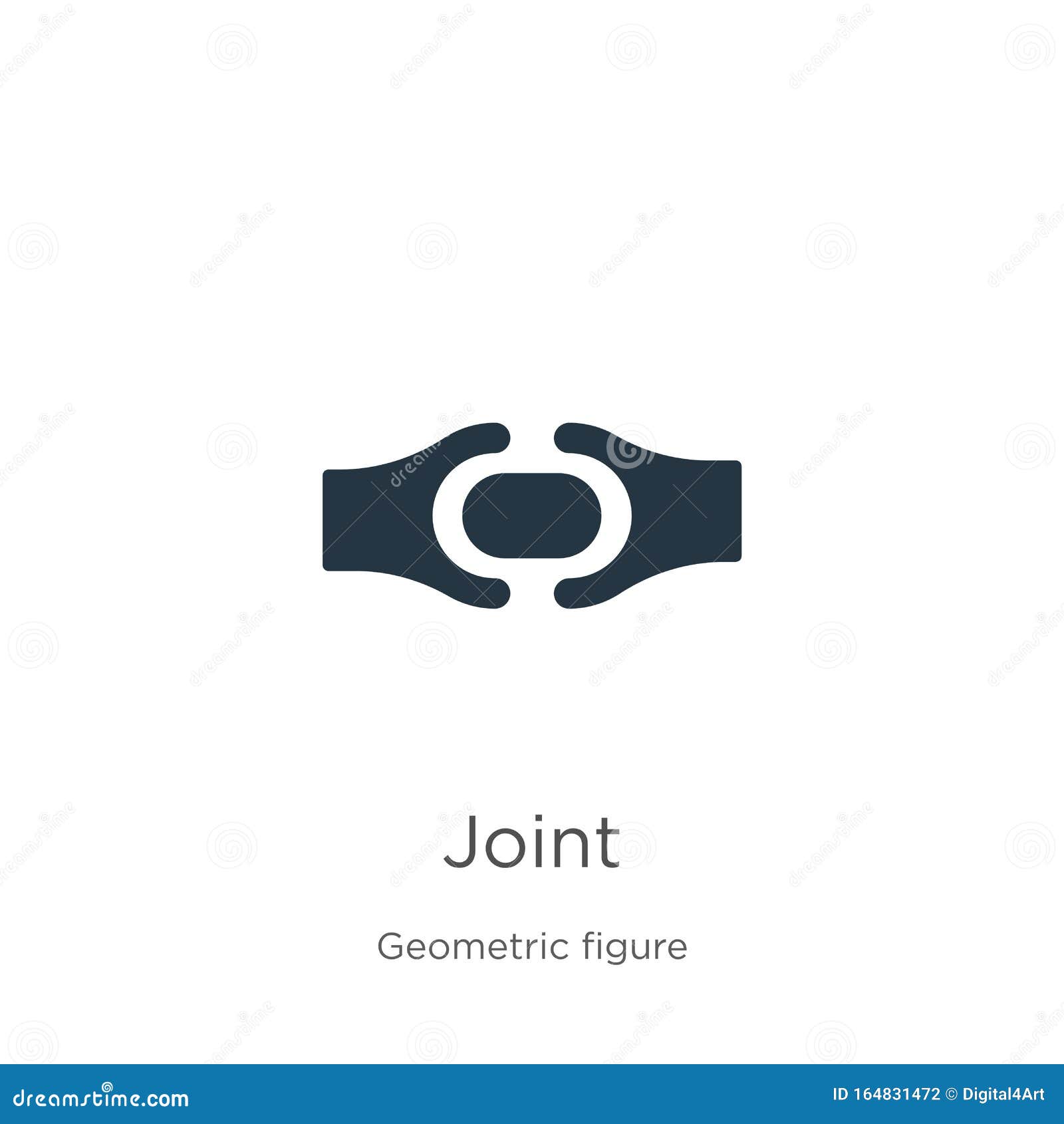Joint Icon Vector. Trendy Flat Joint Icon from Geometric Figure ...