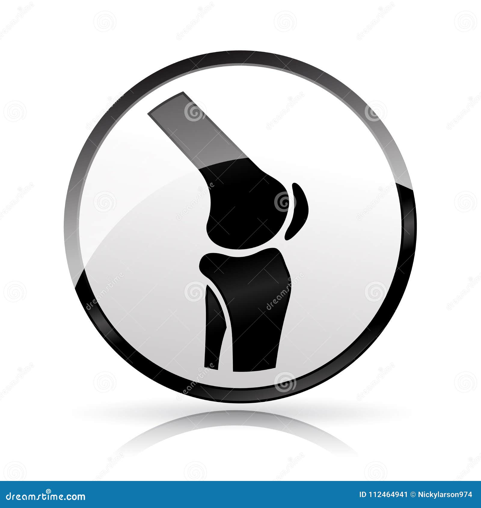 Knee Icon, Cartoon Style | CartoonDealer.com #80092025