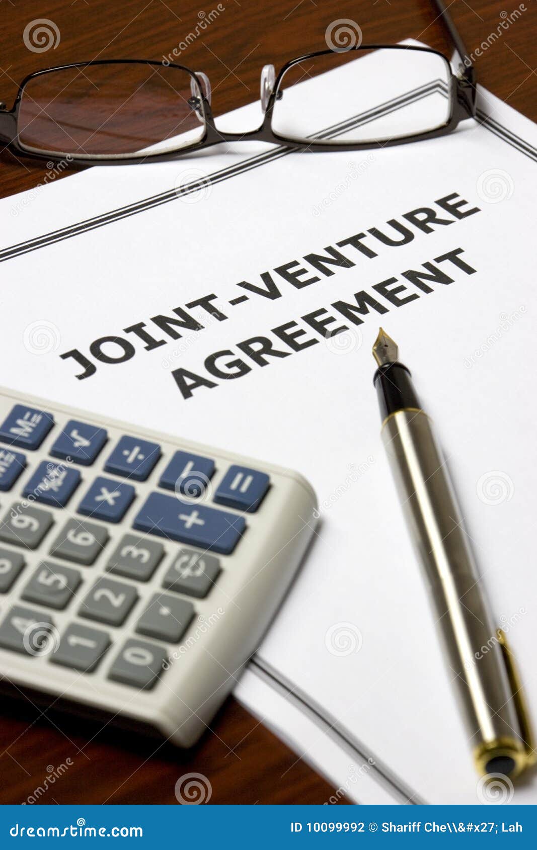 Joint-Venture Agreement stock photo. Image of agreeing - 10099992