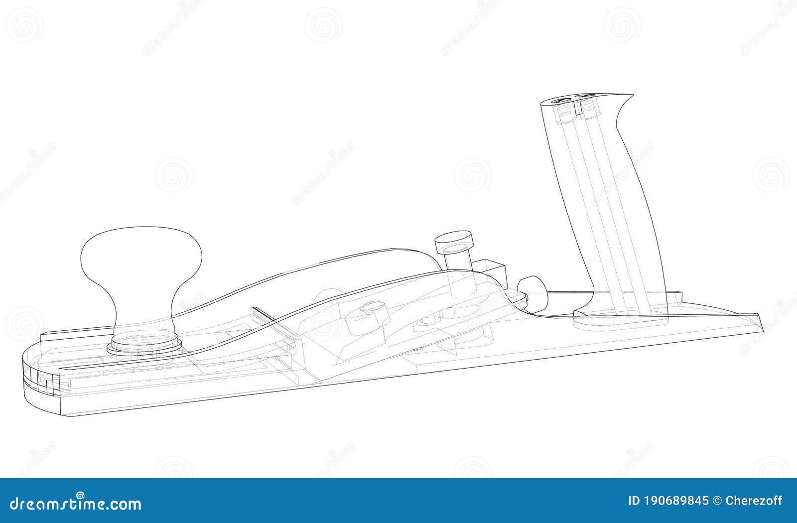 Jointer Concept. 3d Illustration Stock Illustration - Illustration of ...