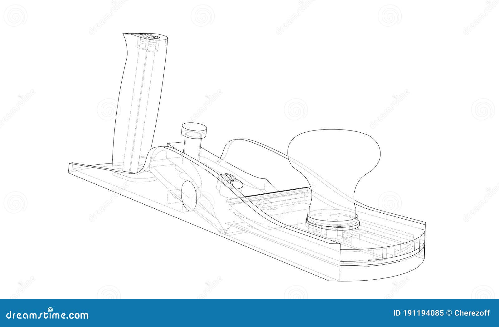 Jointer Concept. 3d Illustration Stock Illustration - Illustration of ...