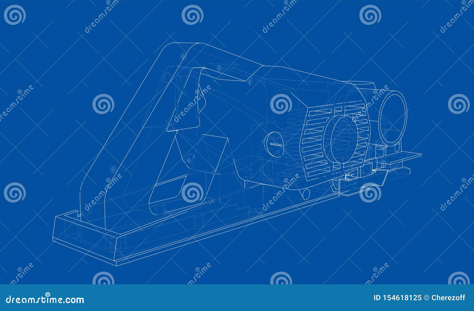Jointer Construction Electric Tool Concept Stock Vector - Illustration ...