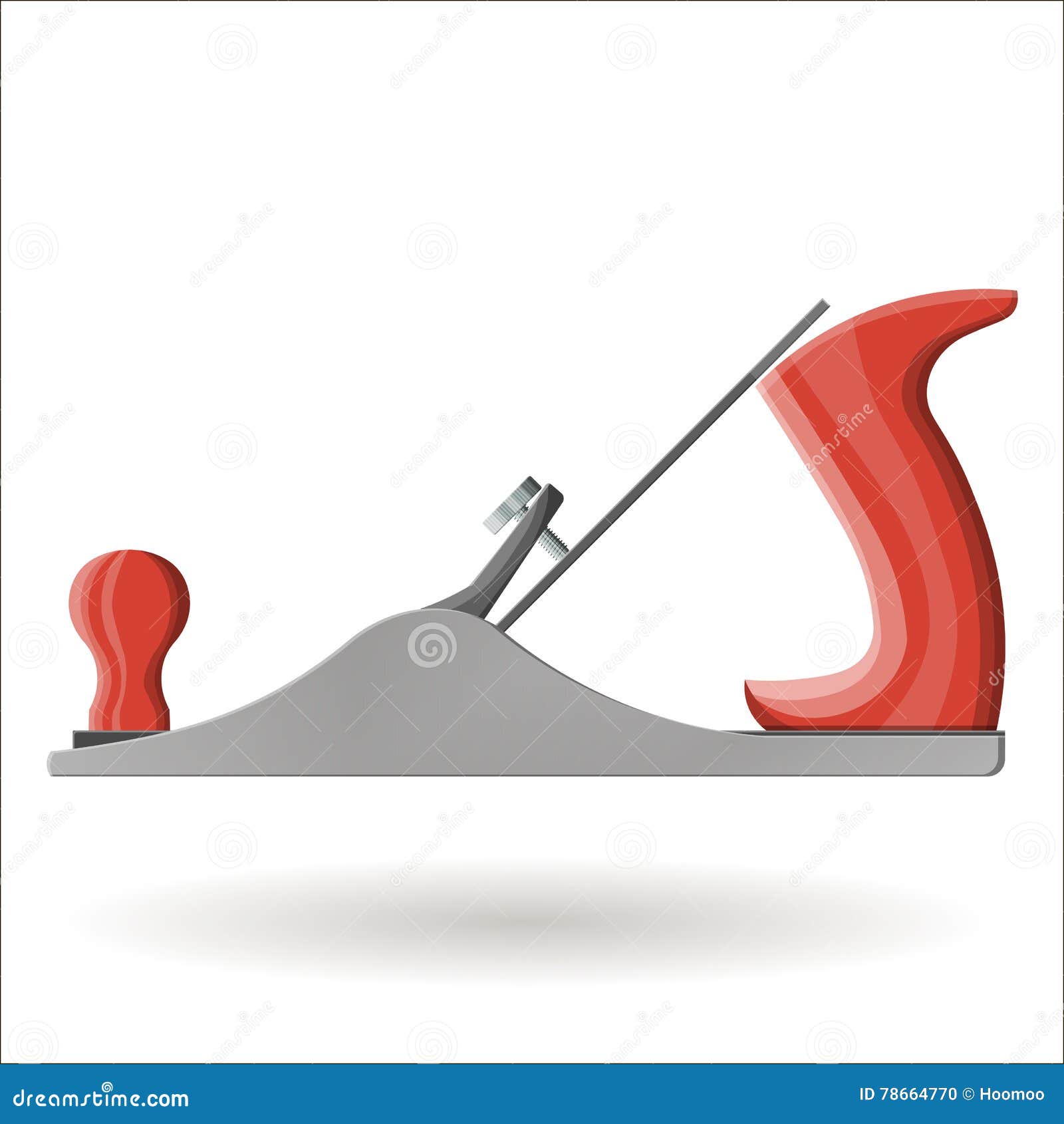 Jointer, Joiner - Wood Tool, Realistic Illustration Stock Illustration ...